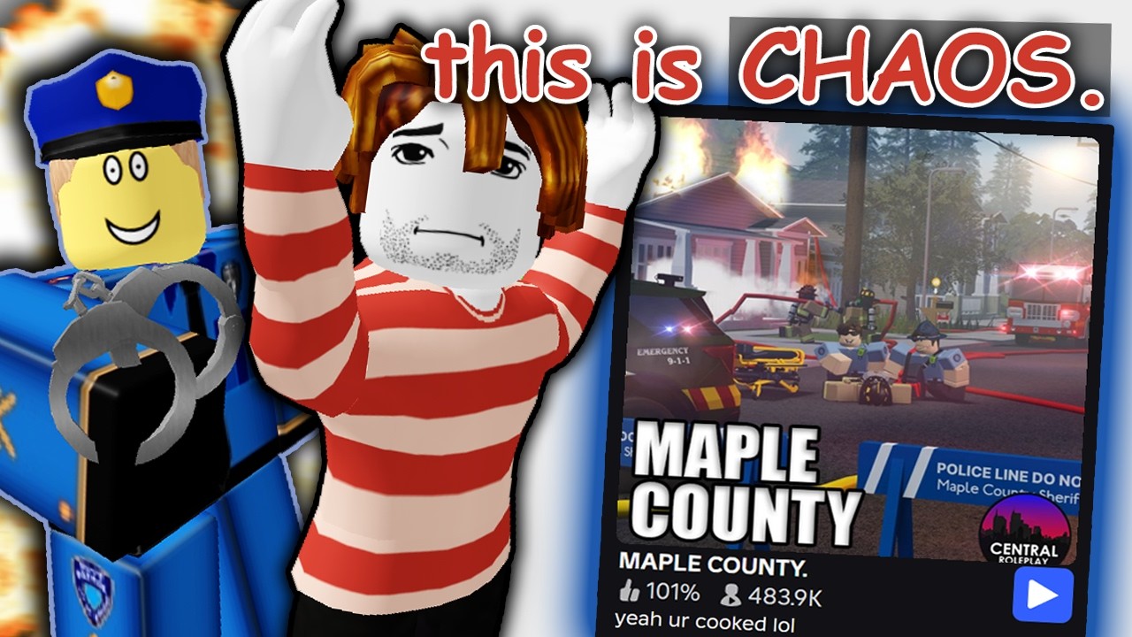 roblox maple county roleplay is TOTAL CHAOS. - YouTube