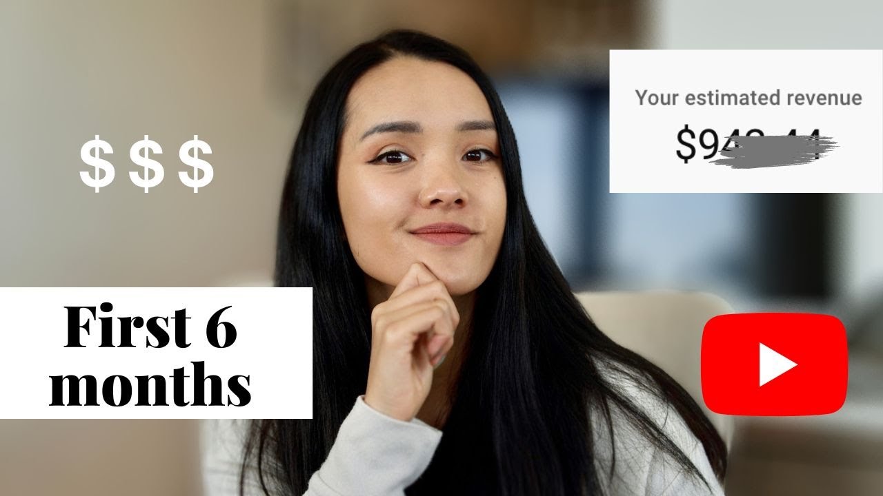 How much I made on YouTube my first 6 months after getting monetized ...
