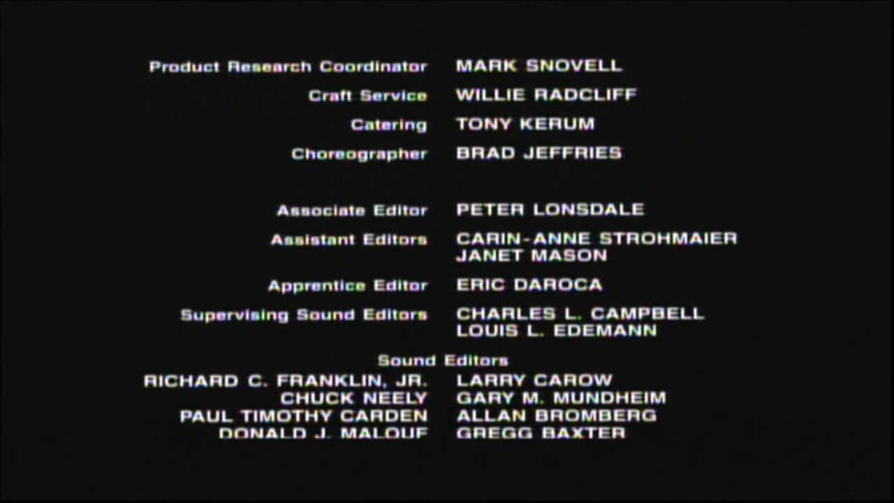Back To The Future Part 2 (1989) End Credits (Starz Comedy 2024) - YouTube