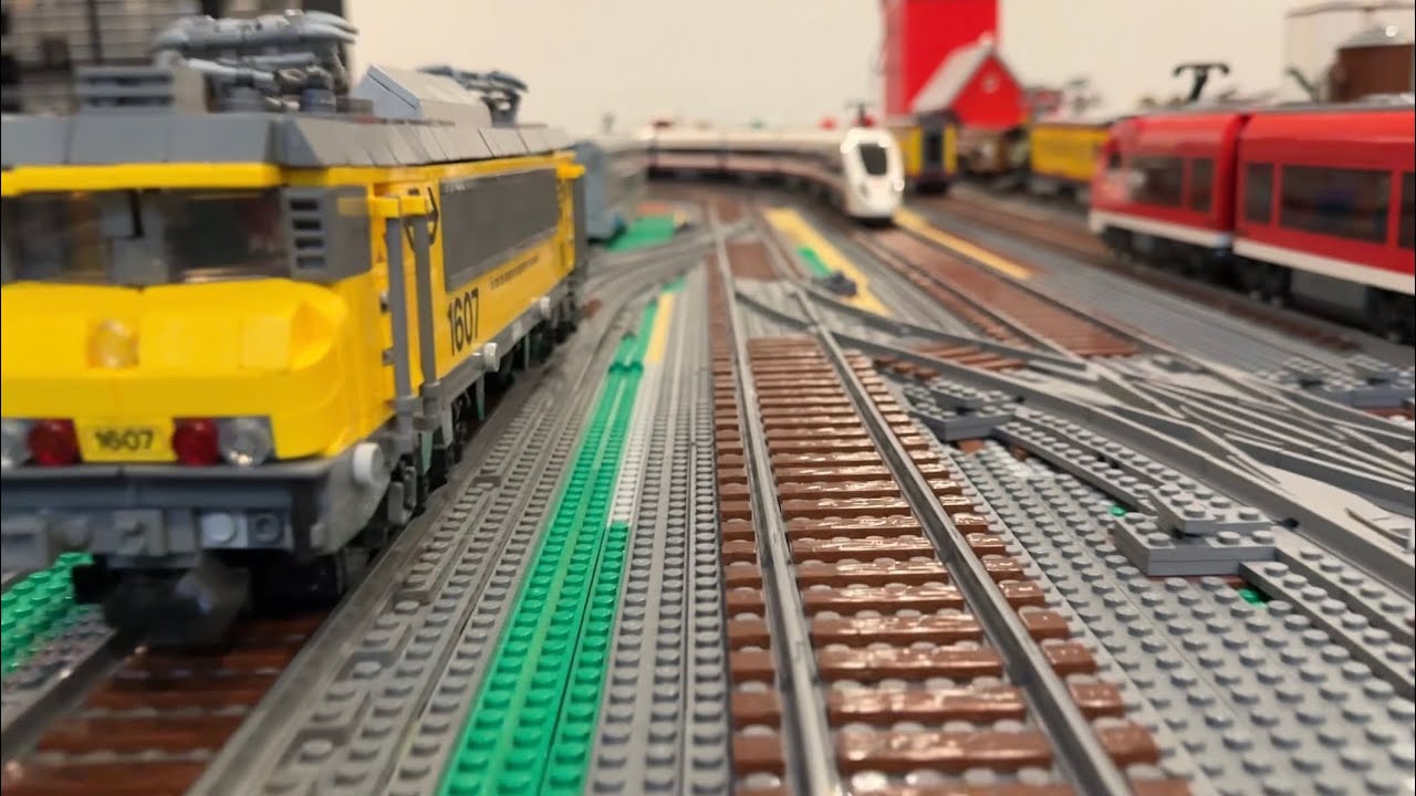 First Person LEGO Train View - Tabletop Layout - YouTube
