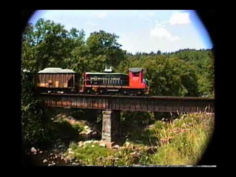 Milford-Bennington Railroad 901 EMD SW900 Picking Up Gravel at Leighton White Stone Quarry 8/6 ...