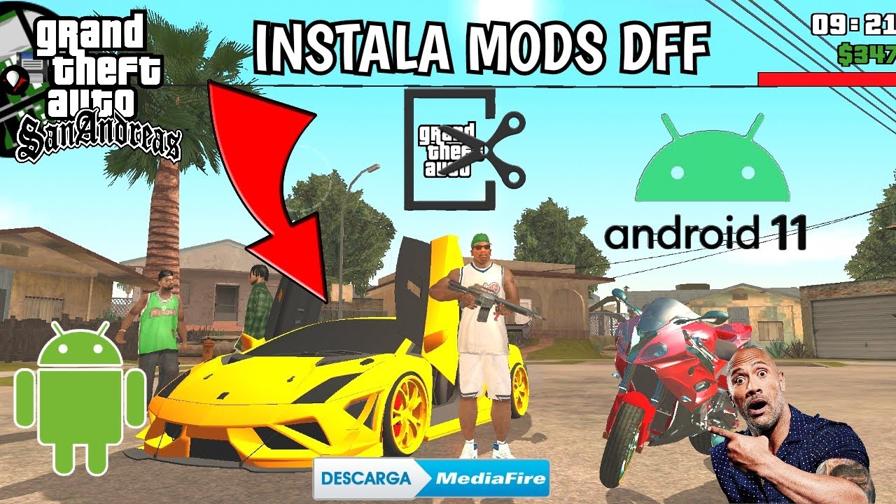 COMO INSTALAR MODS EN GTA SA ANDROID 11 - YouTube