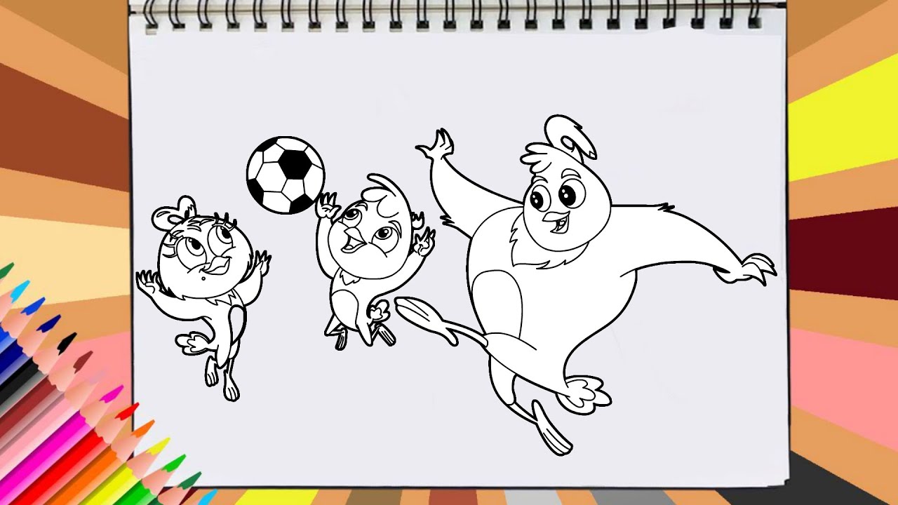How to Draw Eena Meena Deeka Cartoon,Eena Meena Deeka Playing Football ...