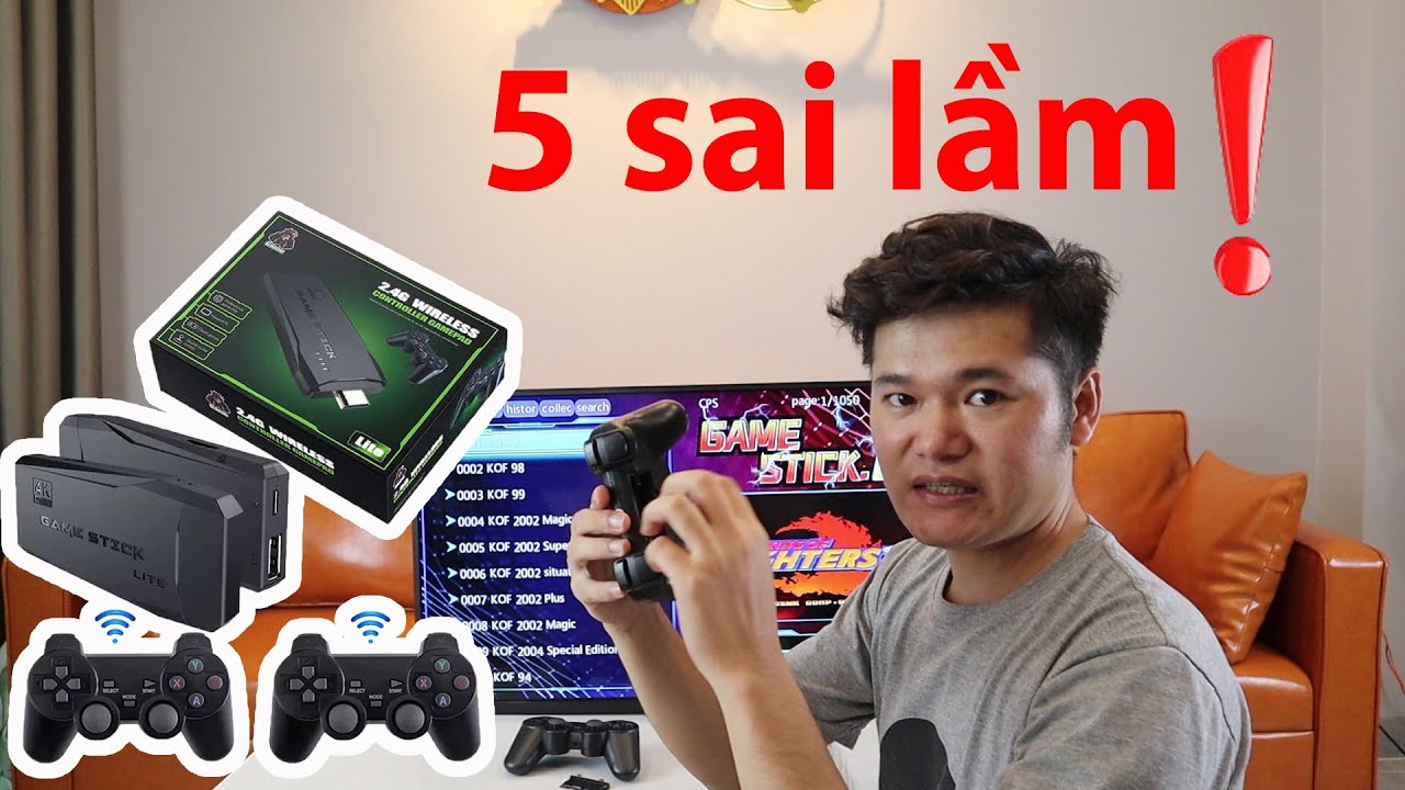 5 sai lầm khi sử dụng máy Game Stick 4K không phải ai cũng biết - YouTube