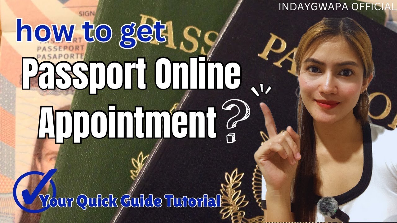 How to get Passport Online Appointment 2025 - YouTube
