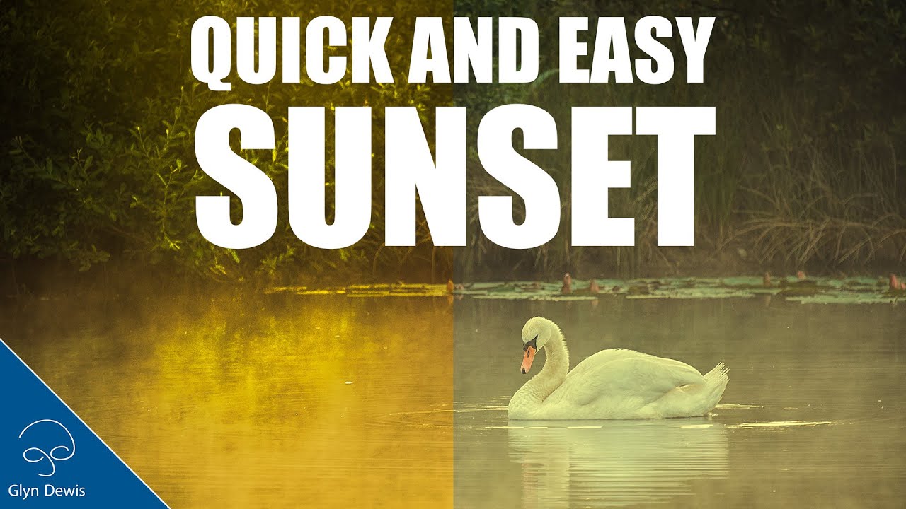 QUICK and SIMPLE Sunset: PHOTOSHOP #97 - YouTube