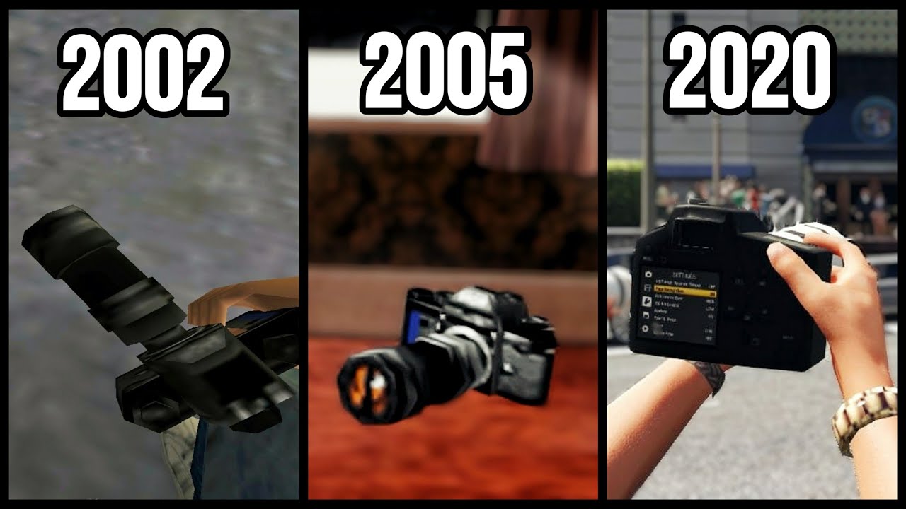 CAMERAS in GTA Games (2002-2020) - YouTube