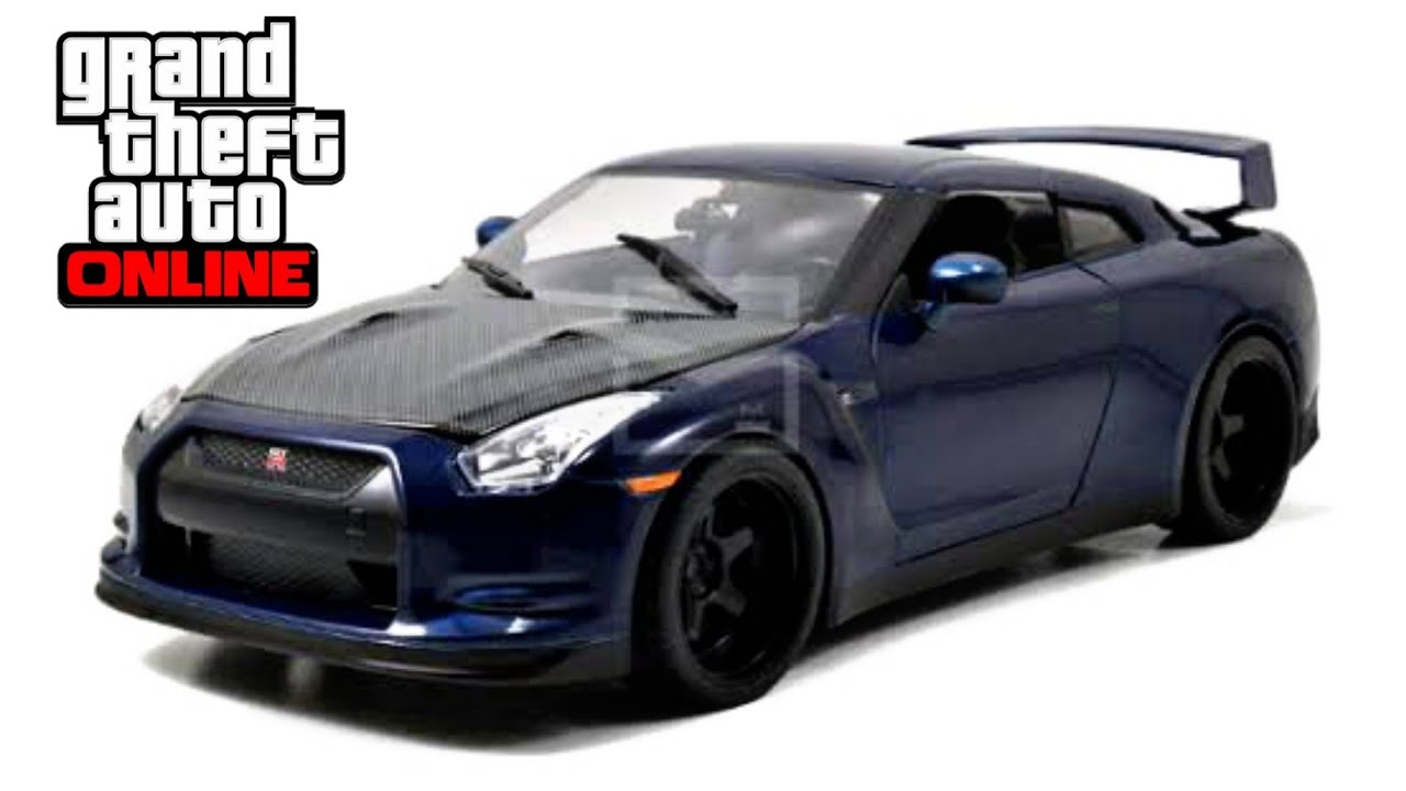 GTA V ONLINE - Como fazer o GTR azul do Brian (Velozes e Furiosos 7 ...