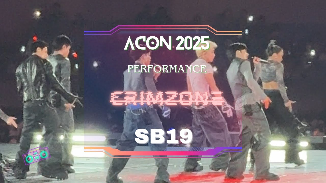 SB19 x Acon 2025 x Crimzone x Pablo x Stell x Justin x Ken x Josh #sb19 ...