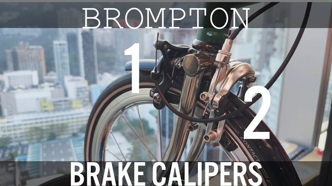 Brompton Dual Front Brakes Custom Build - YouTube