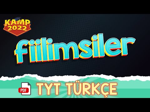 Fiilimsiler | TYT Türkçe #Kamp2022 #tyt2022TUR5