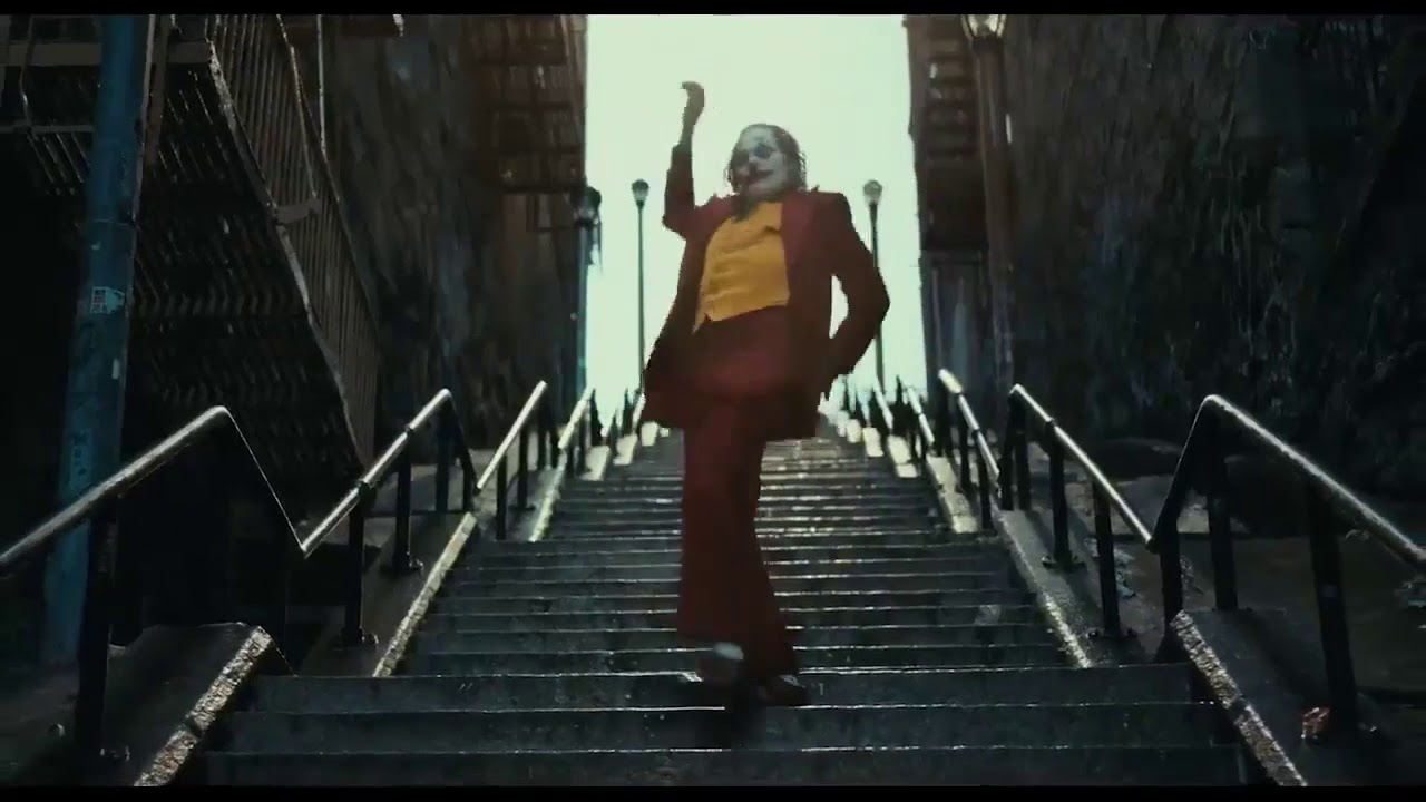 Joker Stairs Dancing Scene HD - YouTube