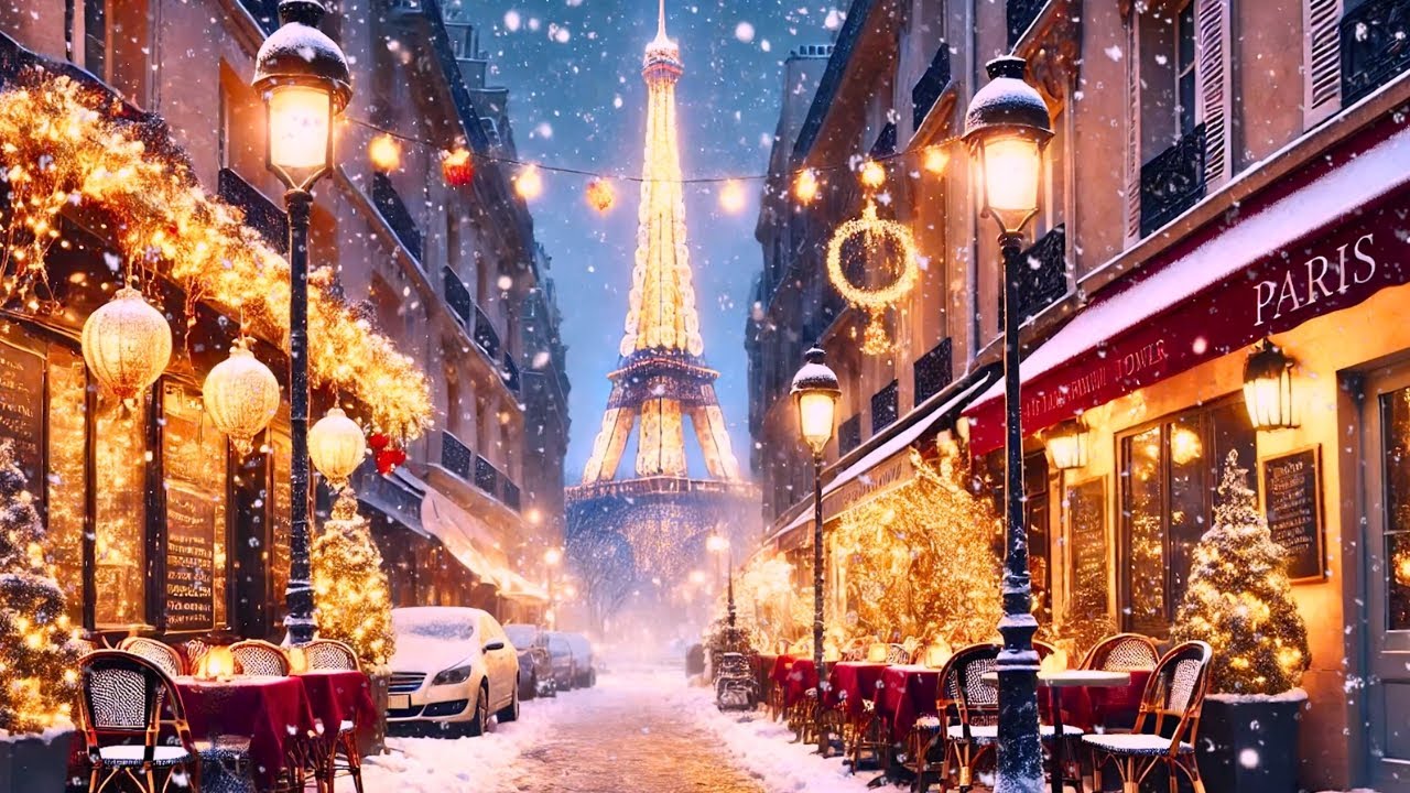 Valentines Day in Paris 💕 Romantic Jazz in the City of Love - YouTube
