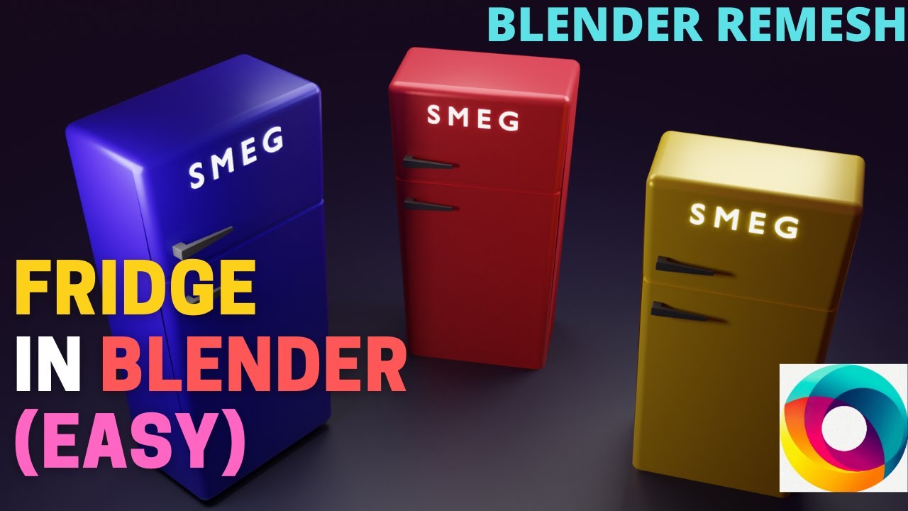 Let's Model Fridge in Blender - YouTube