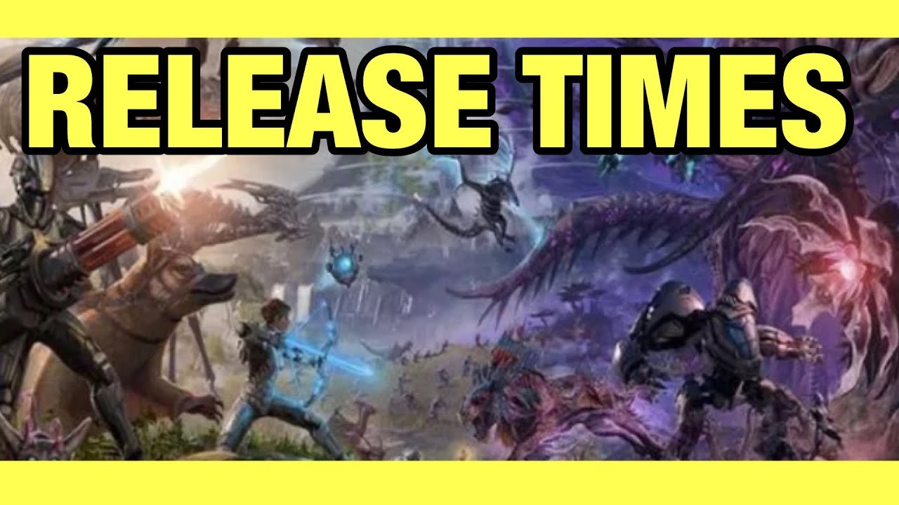 GENESIS PART 2 CONFIRMED RELEASE TIMES ( ARK : SURVIVAL EVOLVED ) - YouTube