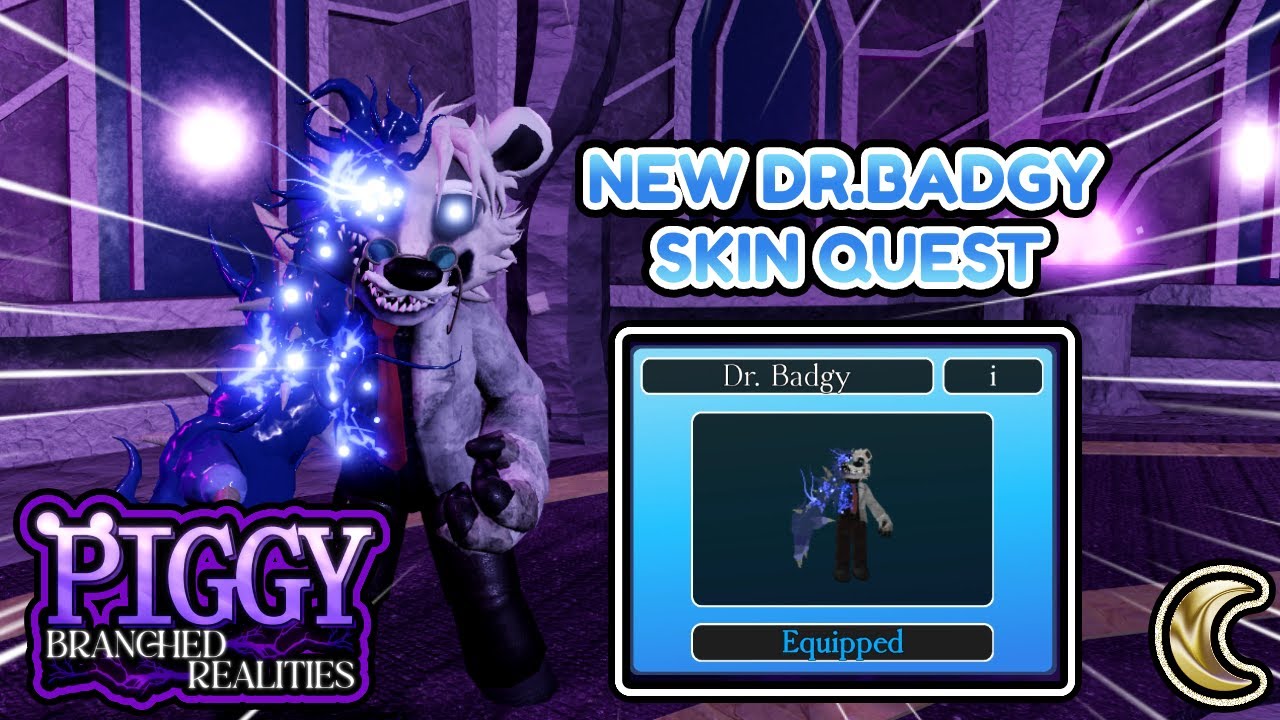 How Unlock/Get the Dr.Badgy Skin in Piggy: Branched Realites | ROBLOX ...