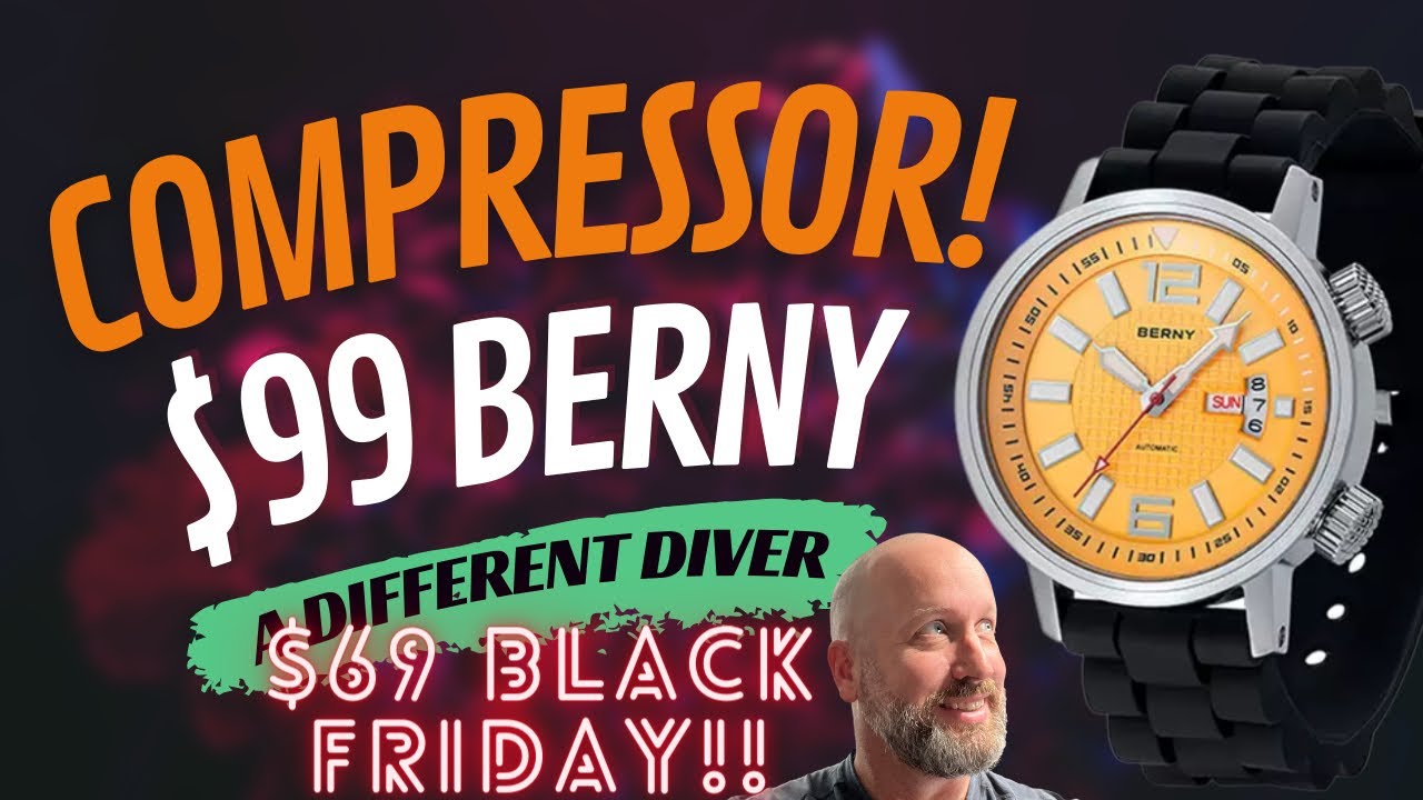 Berny Compressor AM7081M - Incredible Value $99 Automatic 200M Dive ...