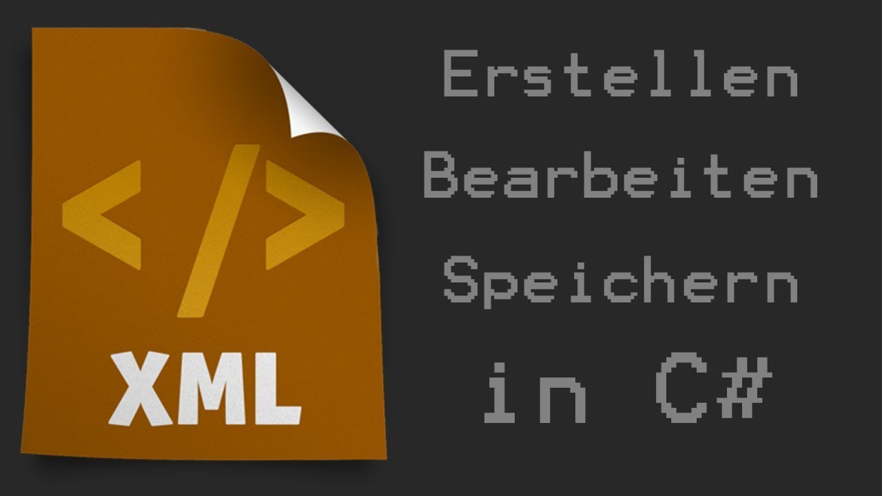 XML Dateien Erstellen Speichern Und Bearbeiten In C YouTube XML Dateien Erstellen Speichern Und Bearbeiten In C YouTube