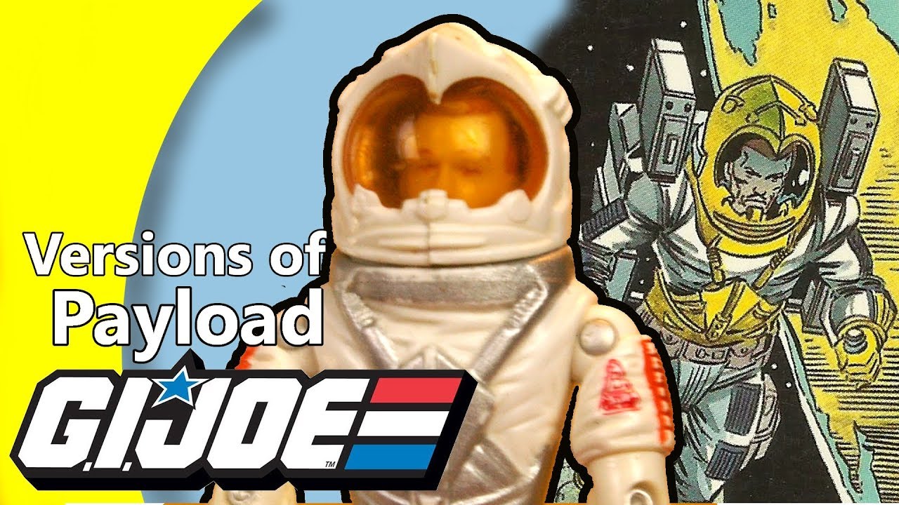 GI Joe: The Many Versions of Payload (1987, 1989, 1993, & 1994) - YouTube