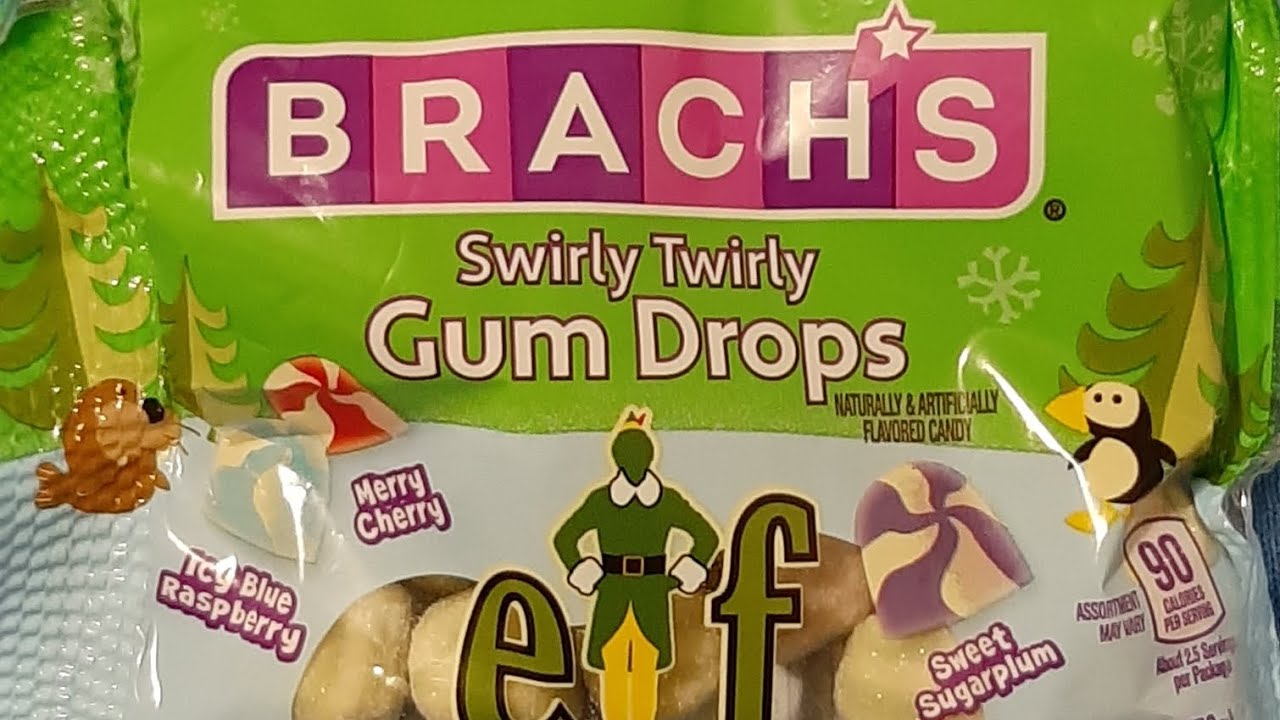 Brach's Swirly Twirly Gum Drops Elf 🐧 - YouTube