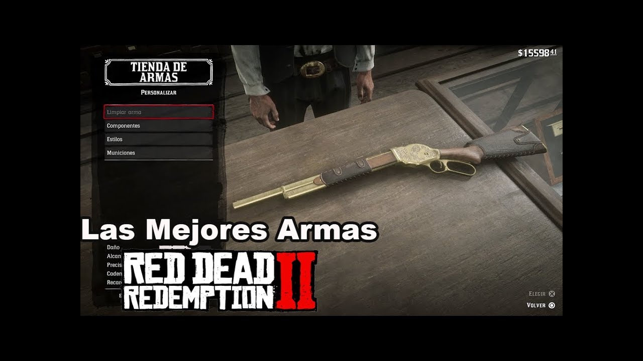 Las Mejores Armas Red Dead Redemption 2 - YouTube