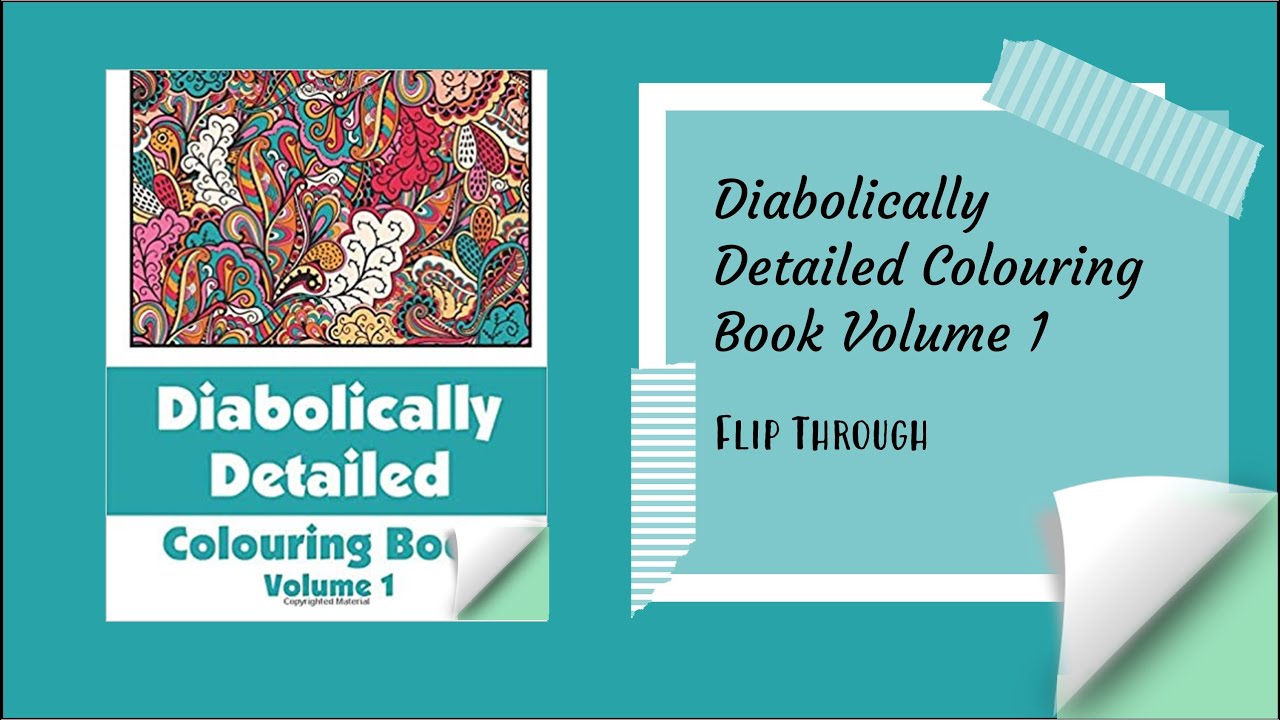 Diabolically Detailed (Art-Filled Fun) Colouring Book - Flip Through ...