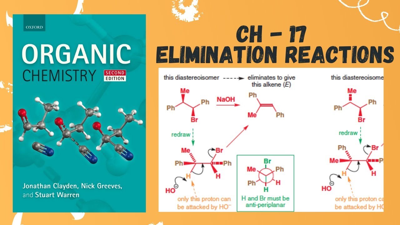 Ch - 17 , Elimination Reactions | Organic Reaction Mechanism - YouTube