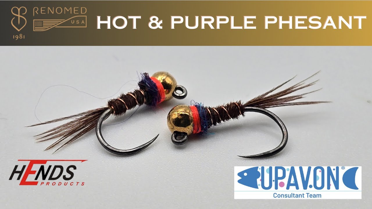 Fly Tying Tutorials The Hot & Purple Phesant - YouTube