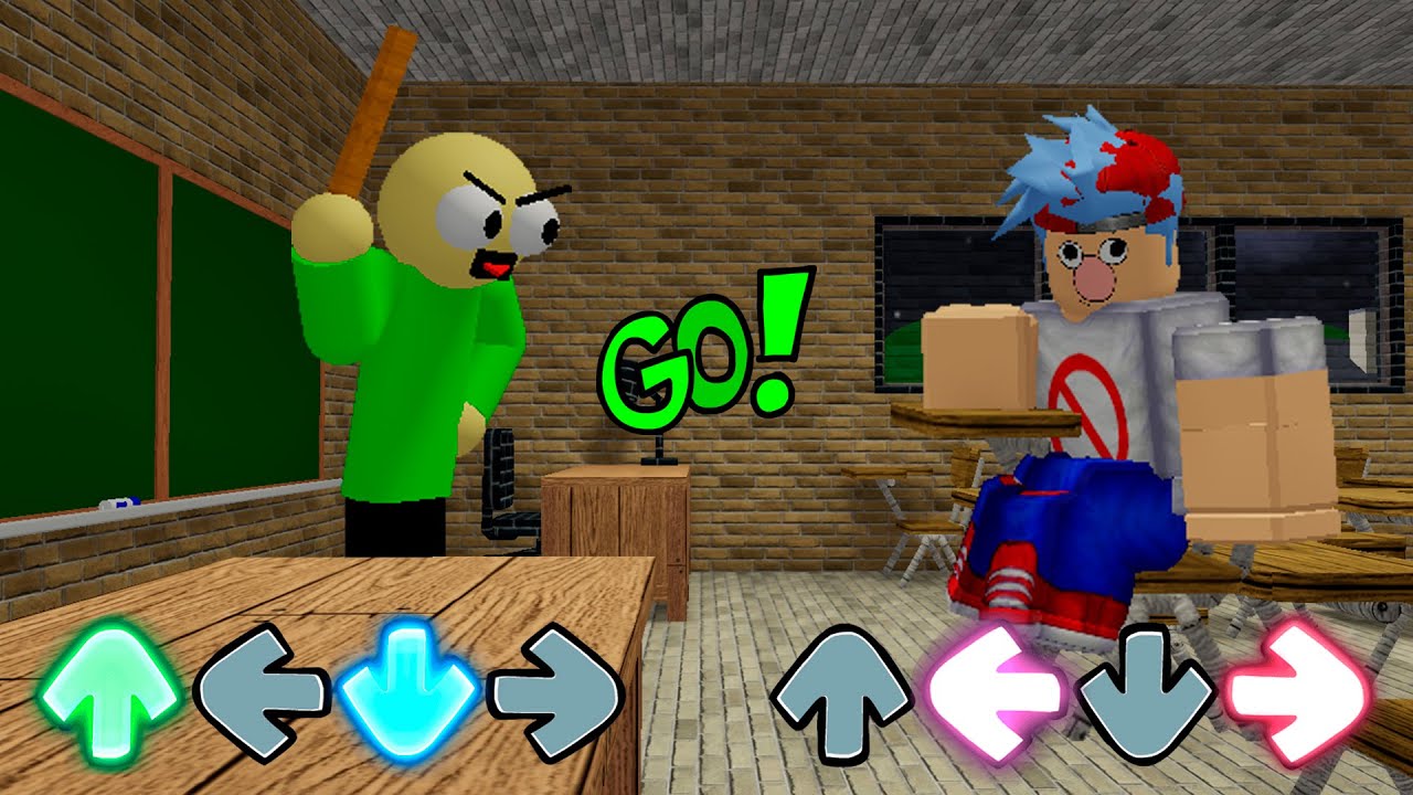 Friday Night Funkin' VS Mr. Baldi Basics / Presentation song / FNF mod ...