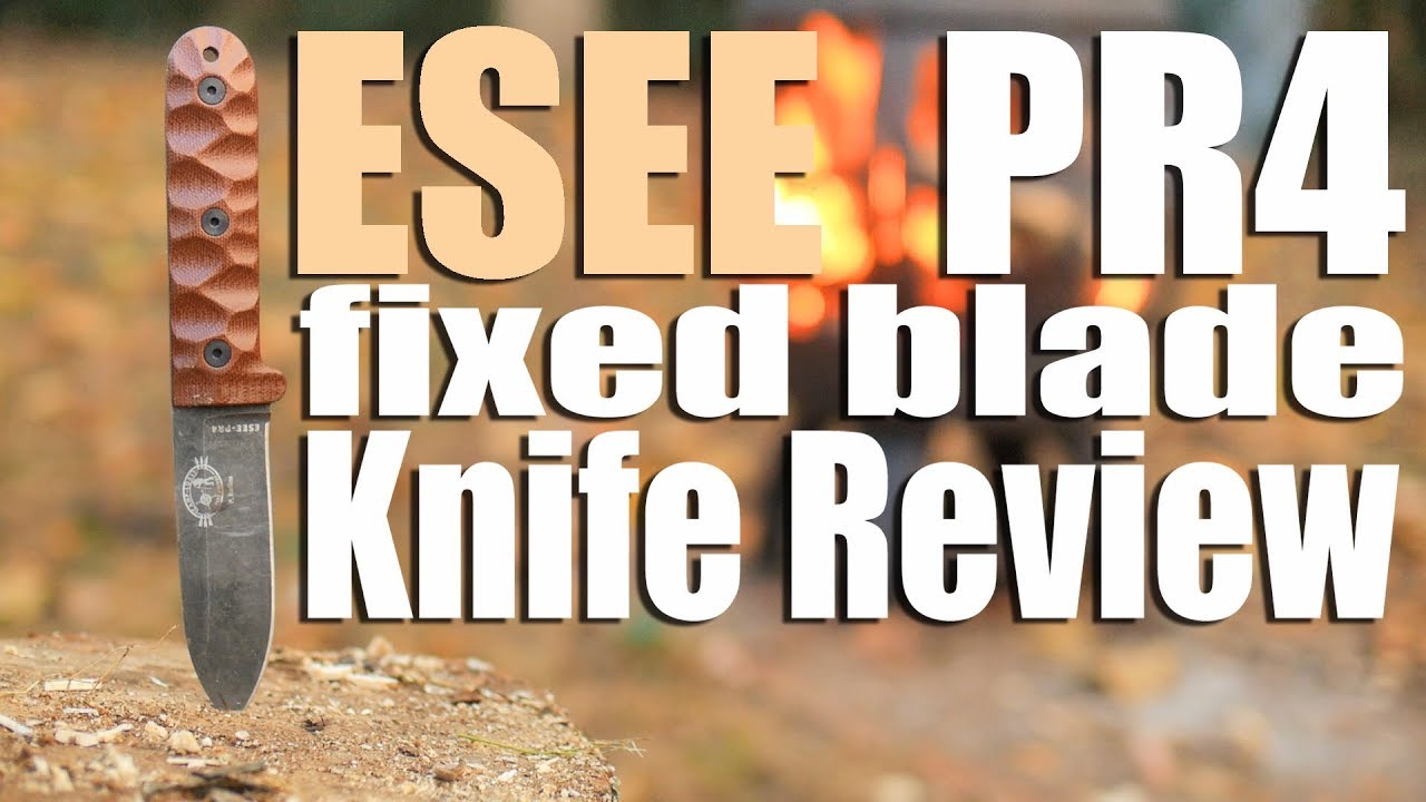 Esee PR4 Fixed Blade Knife Review. A 4 incher design by Patrick (Not ...