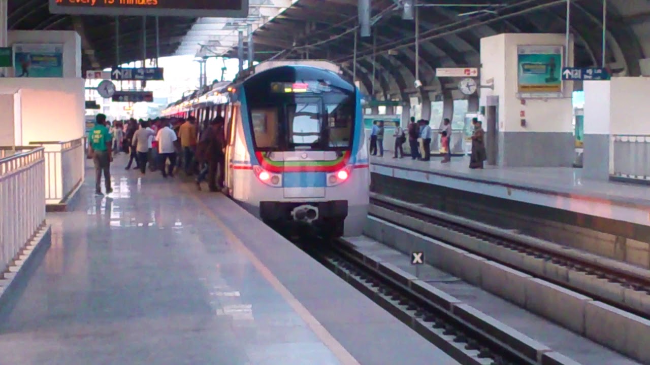 hyderabad metro rail video - YouTube