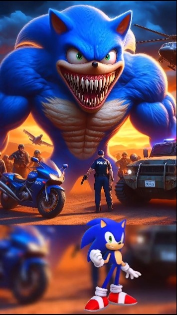 scary version of sonic the hedgehog characters #horror # ...