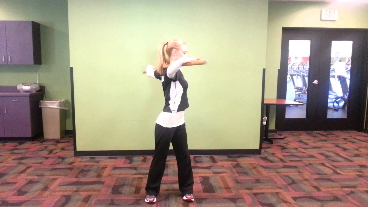Back stretching and flexibility with Trainer Sarah Kress - YouTube