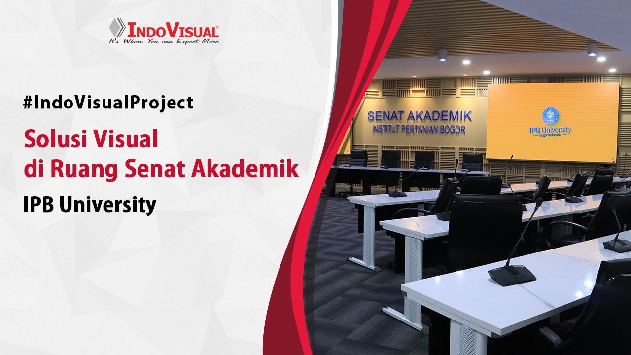 Solusi Visual di Ruang Senat Akademik IPB University - # ...