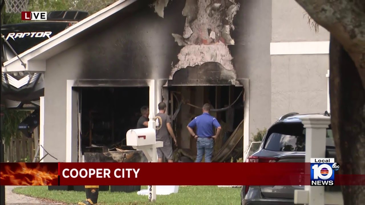 Significant damage left behind after Cooper City house fire - YouTube