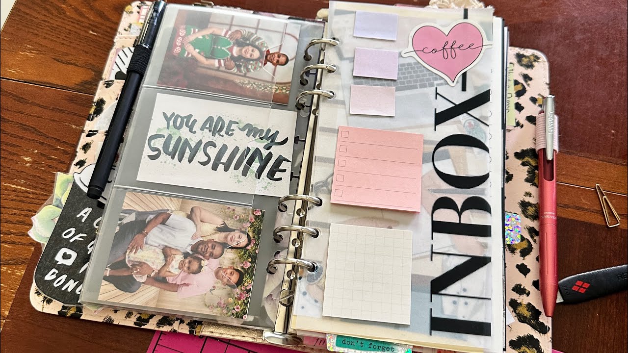 Chaotic Drilling - 25mm Rings in Studio 52 Traveler’s Notebook - YouTube