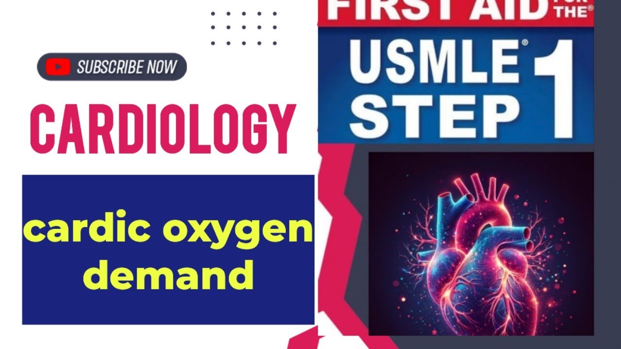 cardic oxygen demand #cardiology 17 | First Aid USMLE Step 1 in Urdu ...