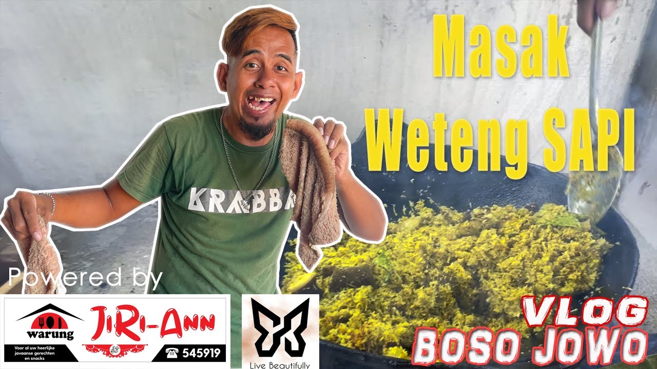 🇸🇷🇮🇩 Monggo maem! WETENG SAPI masakan dukun masak JP - YouTube