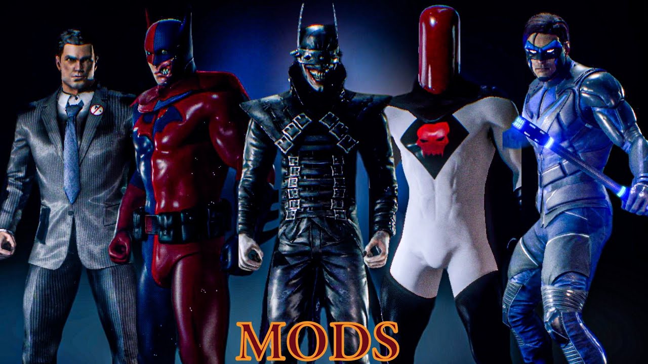 New Arkham Knight Mod Suit Ups Showcase Combat and Display - YouTube