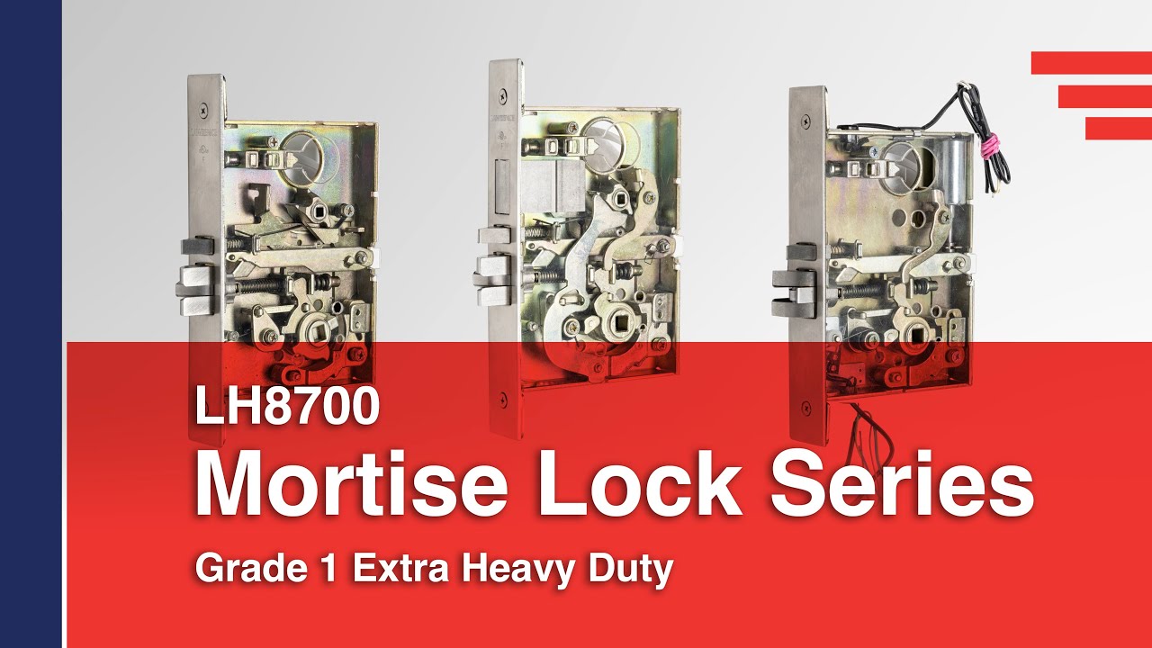 The Legendary LH 8700 Heavy Duty Grade 1 Mortise Lock Series - YouTube