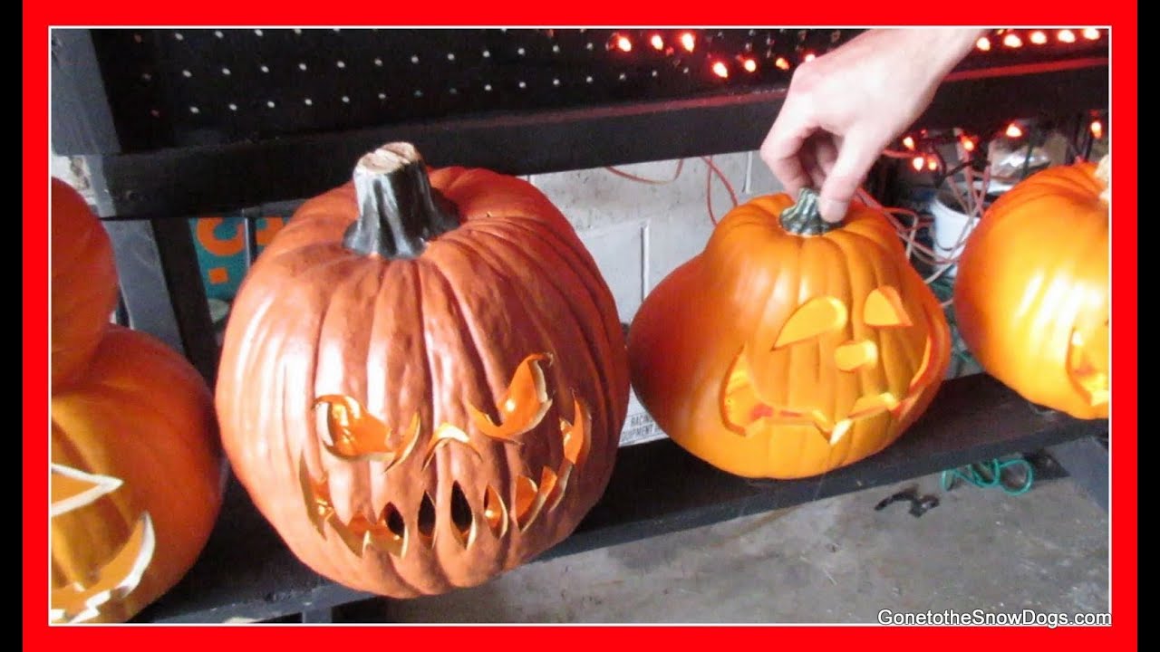 THE PUMPKIN GUY and THUNDER ICE STORM - YouTube
