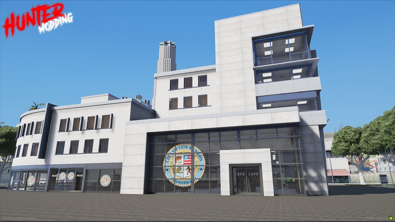 Sanandreas FiveM MLO - Police Department v1 (PD) [MLO] - Miami Map ...