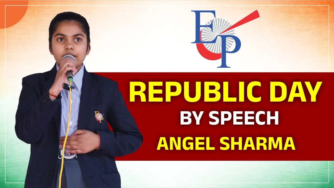 🎤 "Republic Day Special Speech by Angel Sharma | देशभक्ति की गूंज ...
