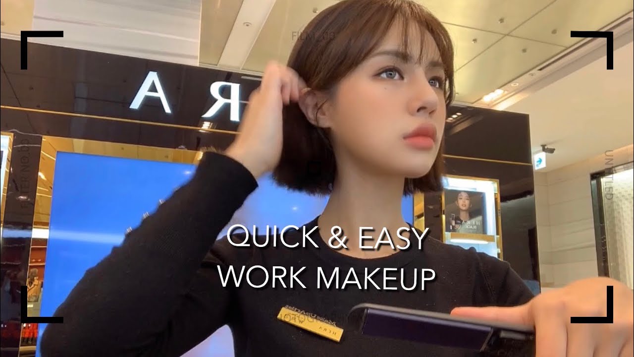 [CC/🇰🇷🇺🇸🇻🇳🇮🇩🇯🇵] 출근 메이크업 QUICK & EASY WORK MAKEUP | 재유JEYU - YouTube