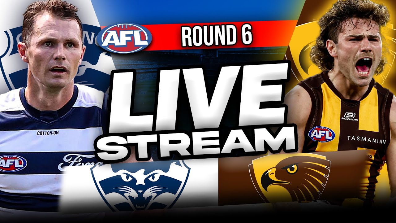 GEELONG vs HAWTHORN| Easter Monday 2025 AFL Round 6 Live Stream - YouTube