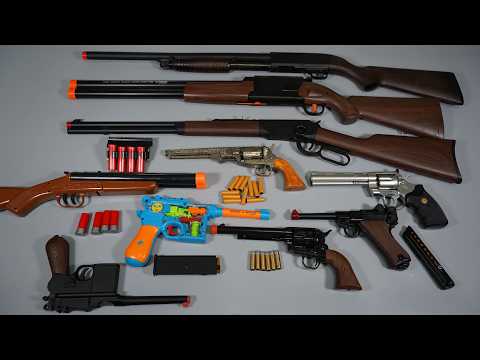 Wild West Cowboy Shell ejecting ToyGun and Hunter Toy Nerf Gun Airsoft Realistic ToyGuns Collection