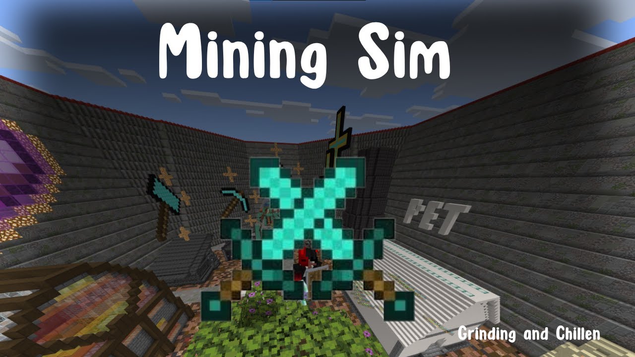 Playing My Friend's Mining Sim in Minecraft - YouTube