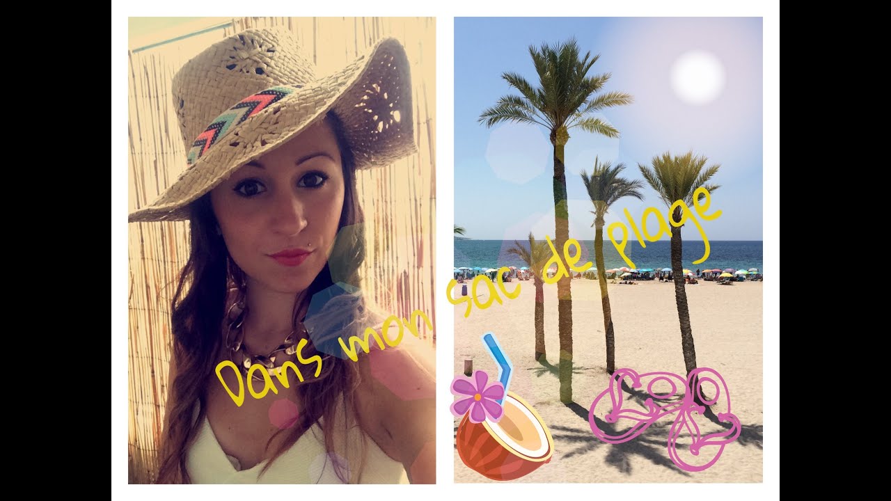 TAG / Dans mon sac de plage ... What's in my Beach Bag ☀ - YouTube