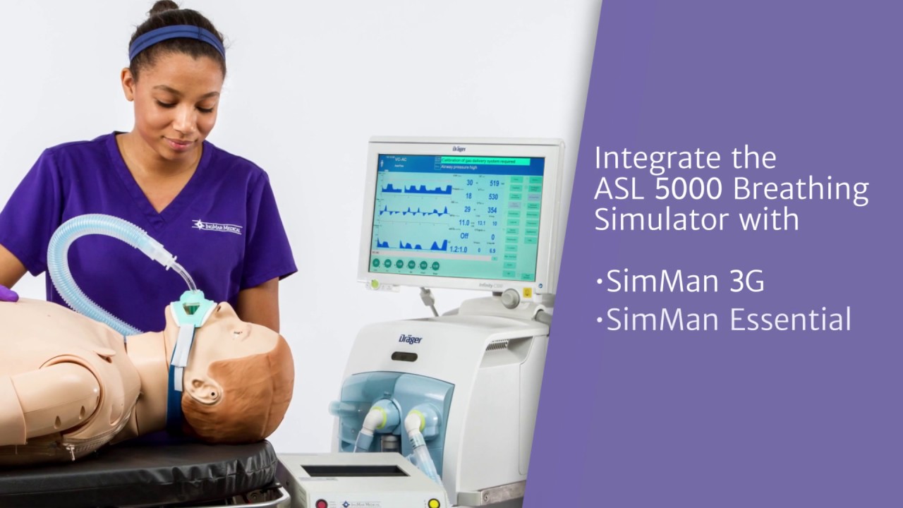 ASL 5000 Lung Solution for the Laerdal SimMan Platform - YouTube
