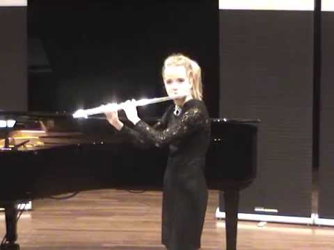 Erica Vogel wint Benelux fluitconcours met Concertino van Chaminade ...